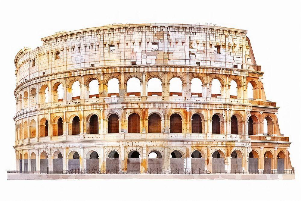 Colosseum colosseum landmark gate. | Free Photo Illustration - rawpixel