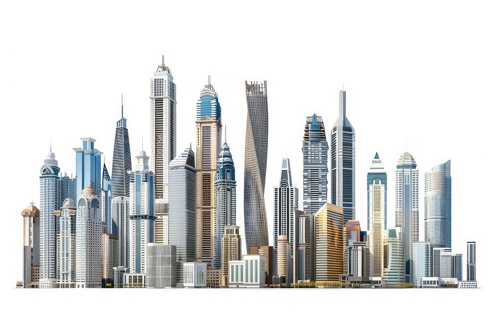 Modern city skyscraper architecture metropolis. | Free Photo - rawpixel