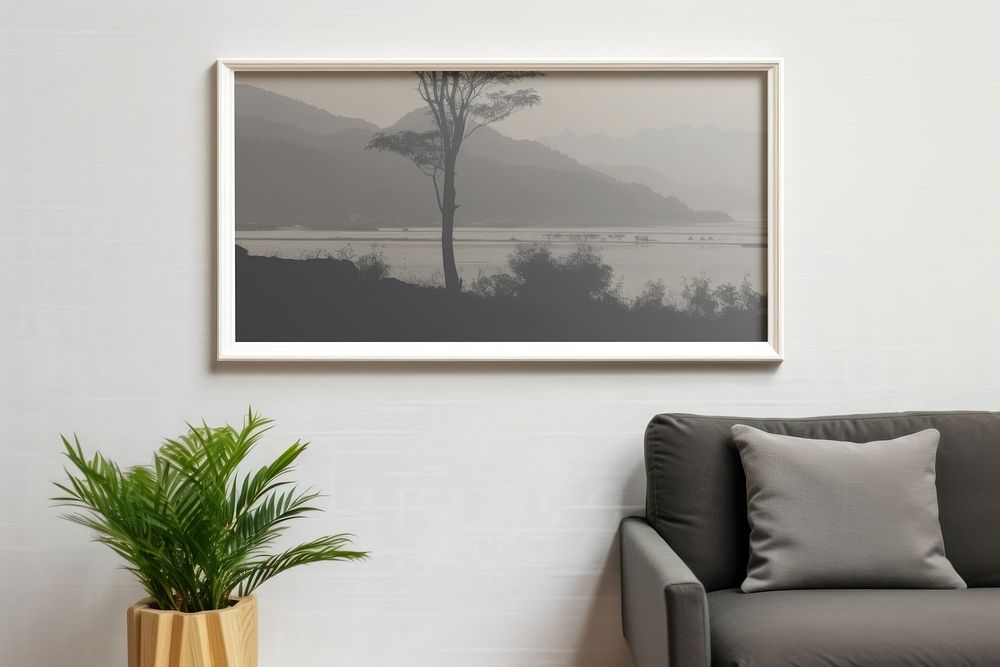 Living room photo frame mockup | Premium PSD Mockup - rawpixel