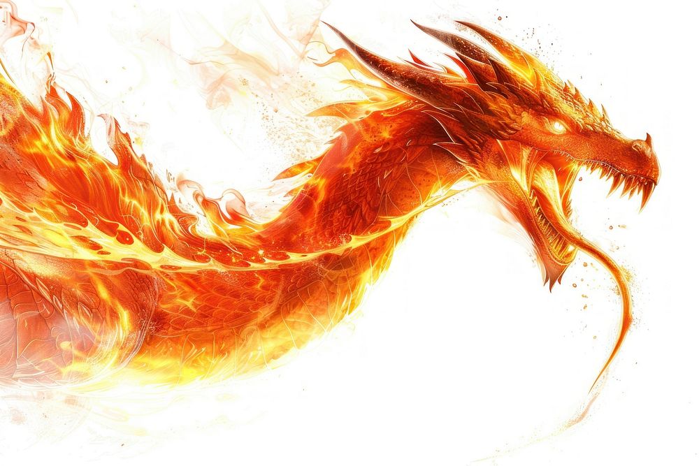 Fire dragon bonfire flame. | Premium Photo - rawpixel