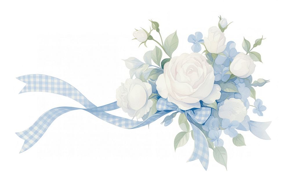 Coquette rose border pattern art | Free Photo Illustration - rawpixel