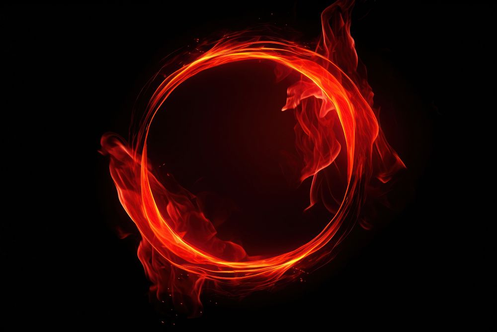 Red Circle Fire flame fire | Free Photo Illustration - rawpixel