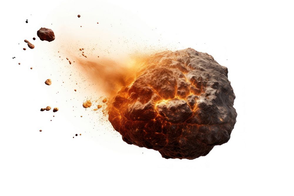 Fiery meteorite in space impact | Free Photo - rawpixel