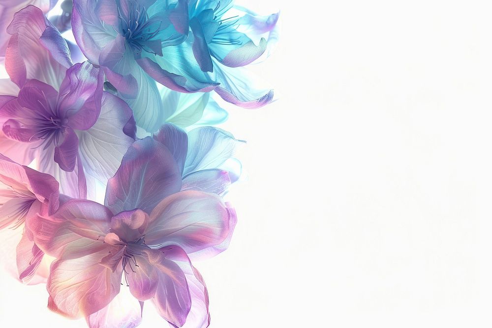 Colorful translucent floral abstract | Free Photo - rawpixel
