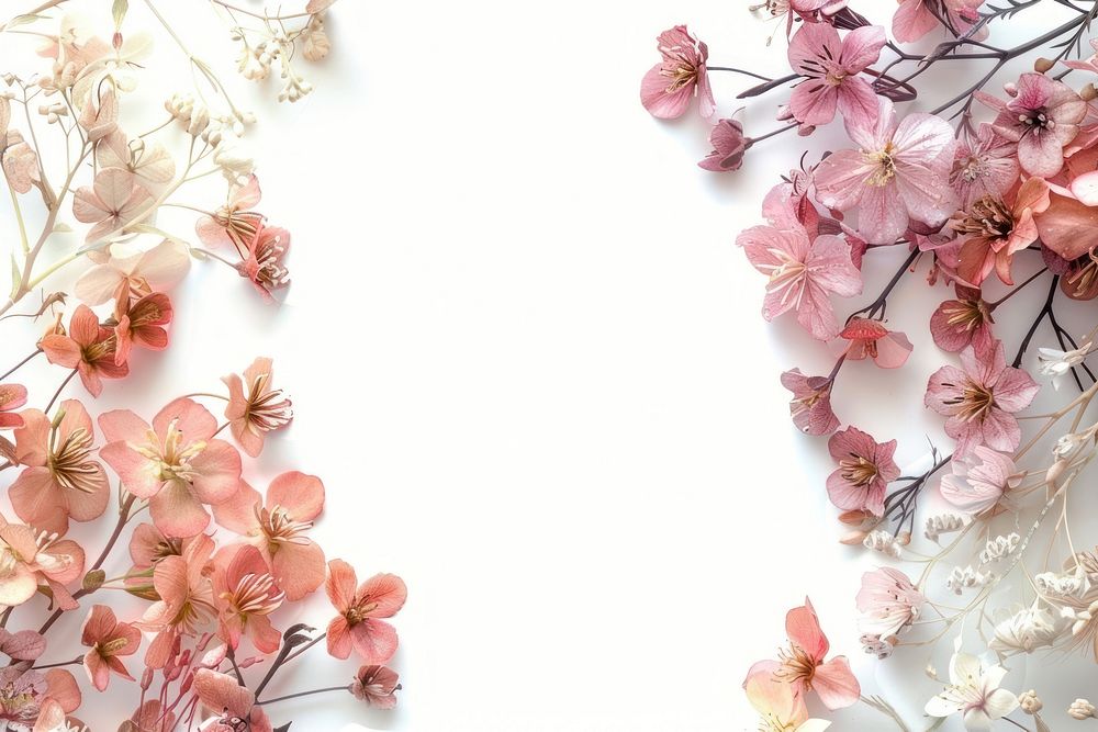 Delicate floral border design | Free Photo - rawpixel