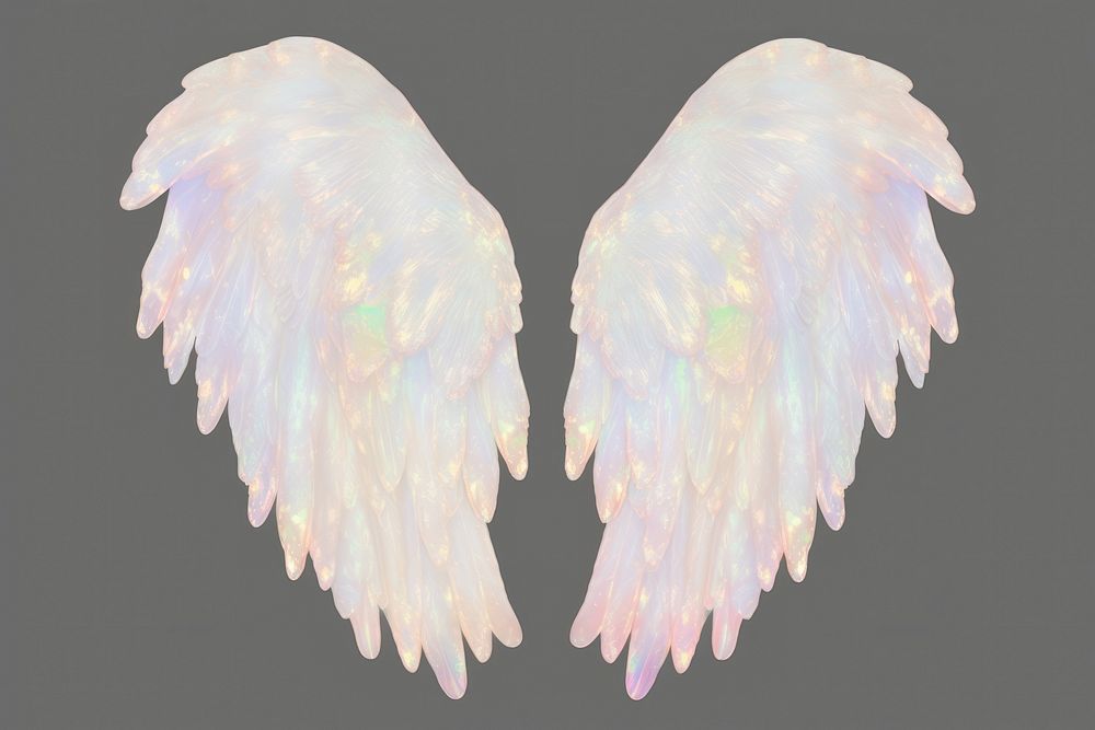 Ethereal opal angel wings image | Free Photo - rawpixel