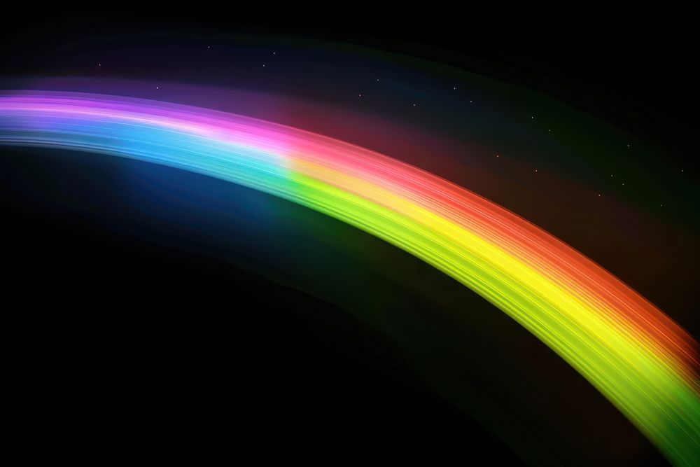Vibrant rainbow light streaks | Free Photo - rawpixel
