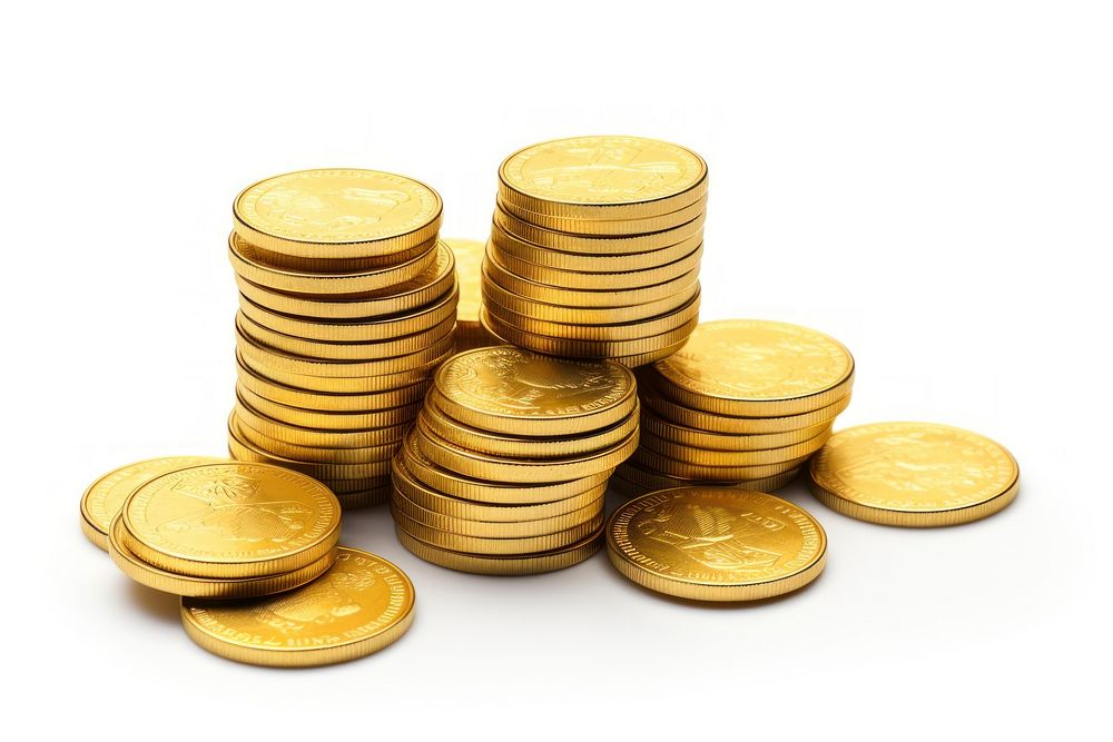 Stacked shiny gold coins wealth | Free Photo - rawpixel