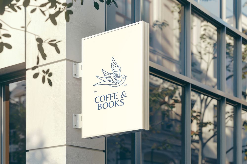 Bookstore sign mockup psd | Premium PSD Mockup - rawpixel