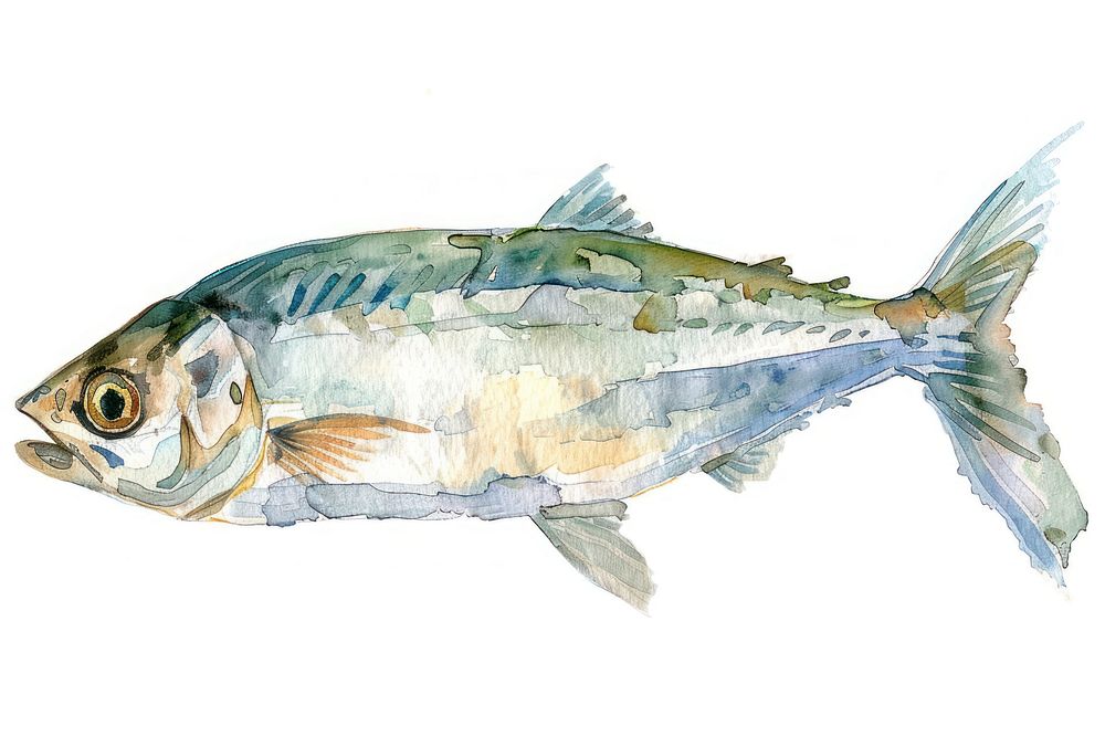 Watercolor fish illustration art | Free Photo Illustration - rawpixel
