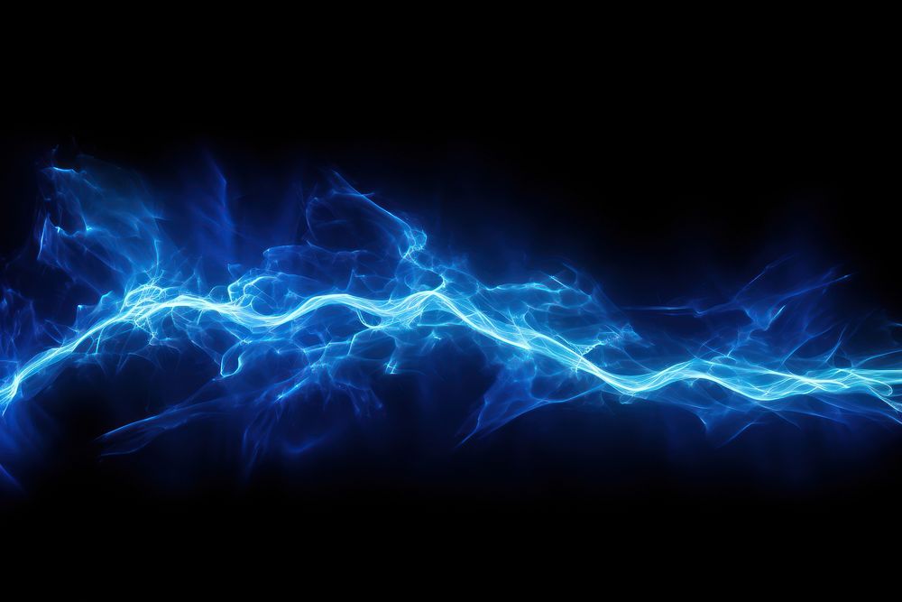 Electric blue energy abstract art | Free Photo Illustration - rawpixel