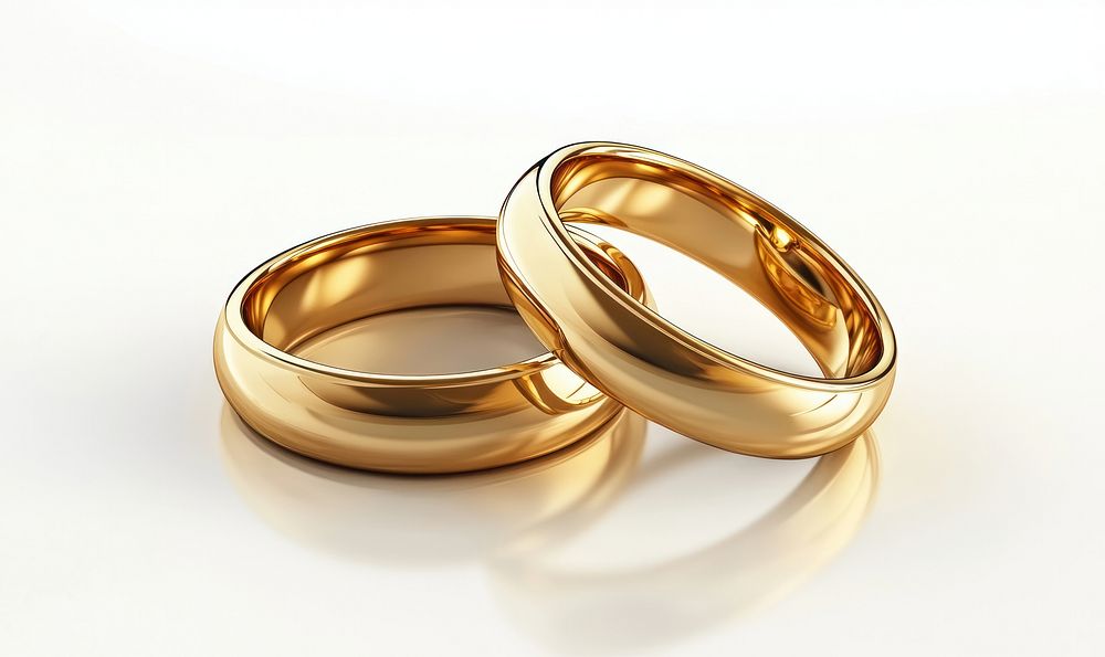 Elegant gold wedding rings | Free Photo - rawpixel