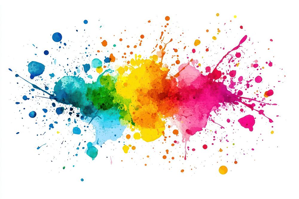 Vibrant watercolor splash art | Free Photo Illustration - rawpixel