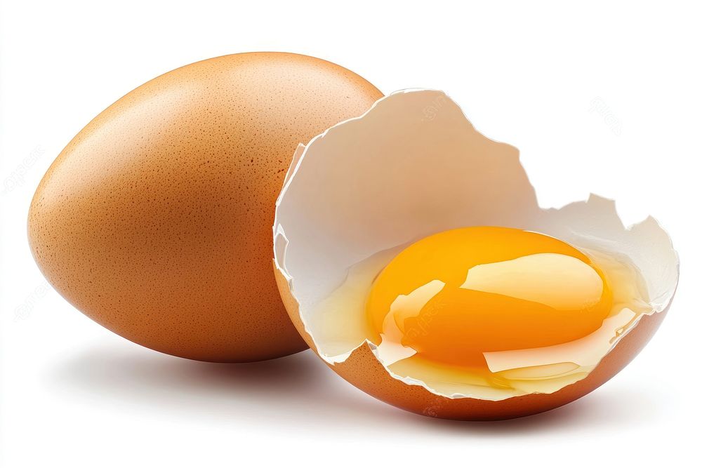 Fresh brown egg cracked open | Free Photo - rawpixel