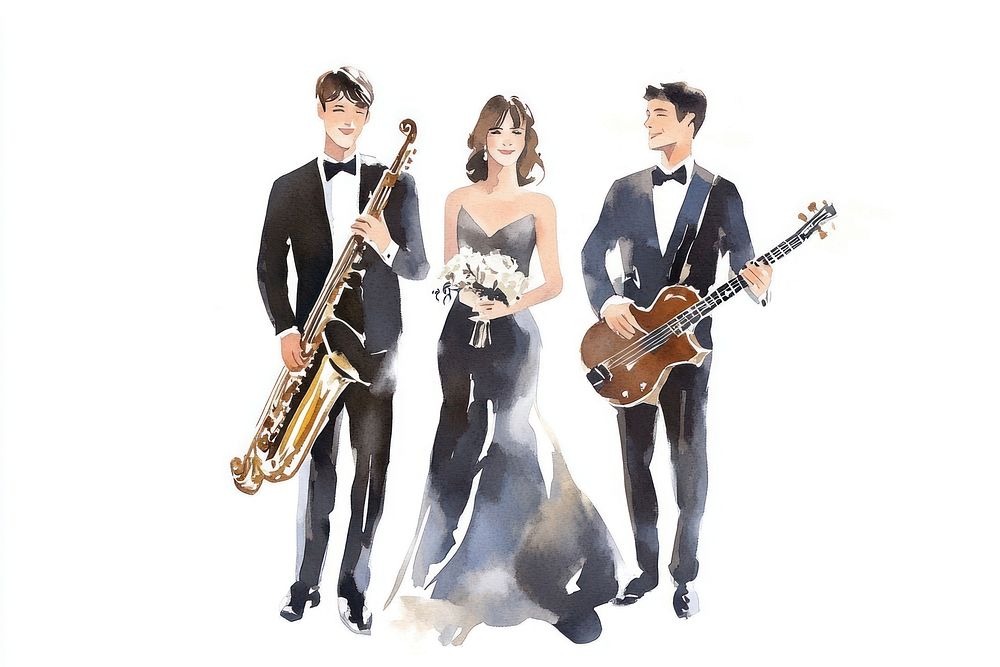 Elegant musical wedding celebration | Free Photo Illustration - rawpixel