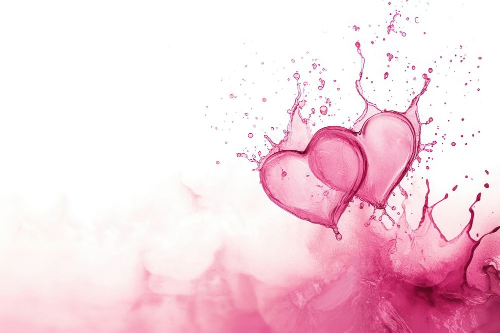 Hearts splash border symbol effect | Free Photo - rawpixel