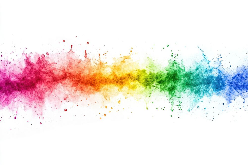 Rainbow splash border line background | Free Photo - rawpixel