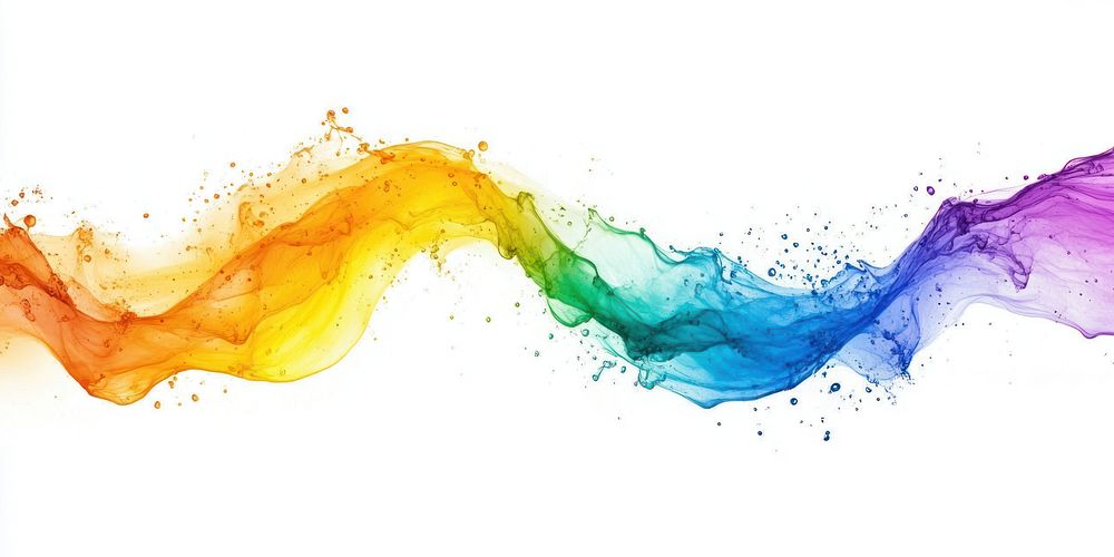 Rainbow splash background effect wave. | Free Photo - rawpixel