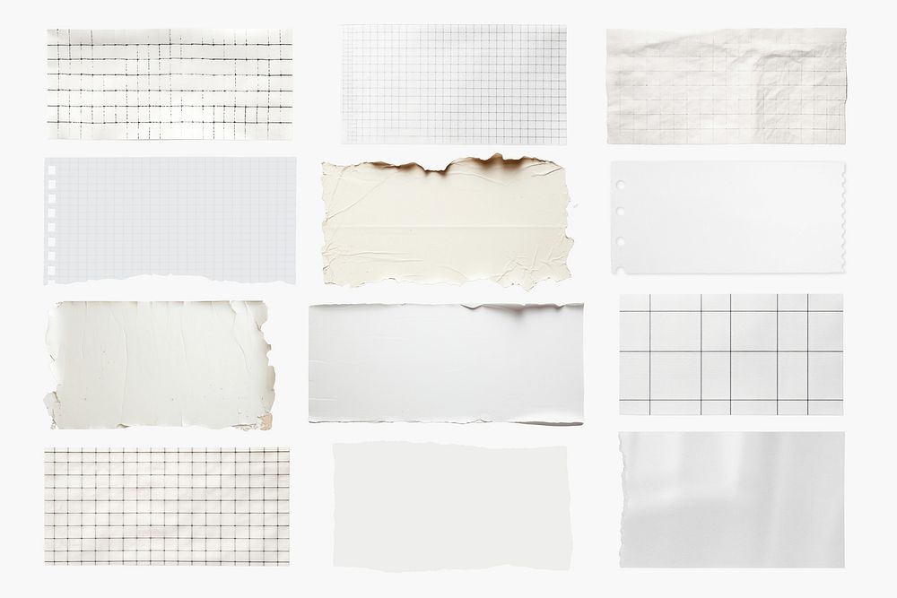 Torn paper design element set | Free Photo - rawpixel