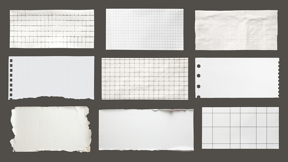 Torn paper design element set | Free Photo - rawpixel