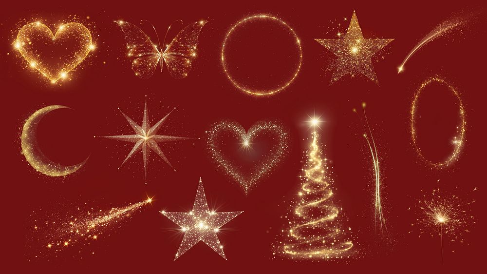 Lighting effect design element set | Free Photo - rawpixel