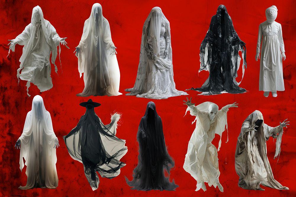Ghost design element set | Free Photo - rawpixel