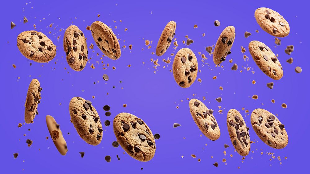 Floating cookies design element set | Free Photo - rawpixel