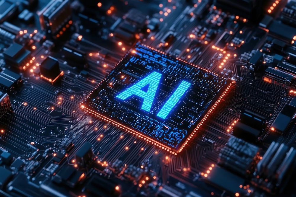 AI microchip technology circuit board | Premium Photo - rawpixel