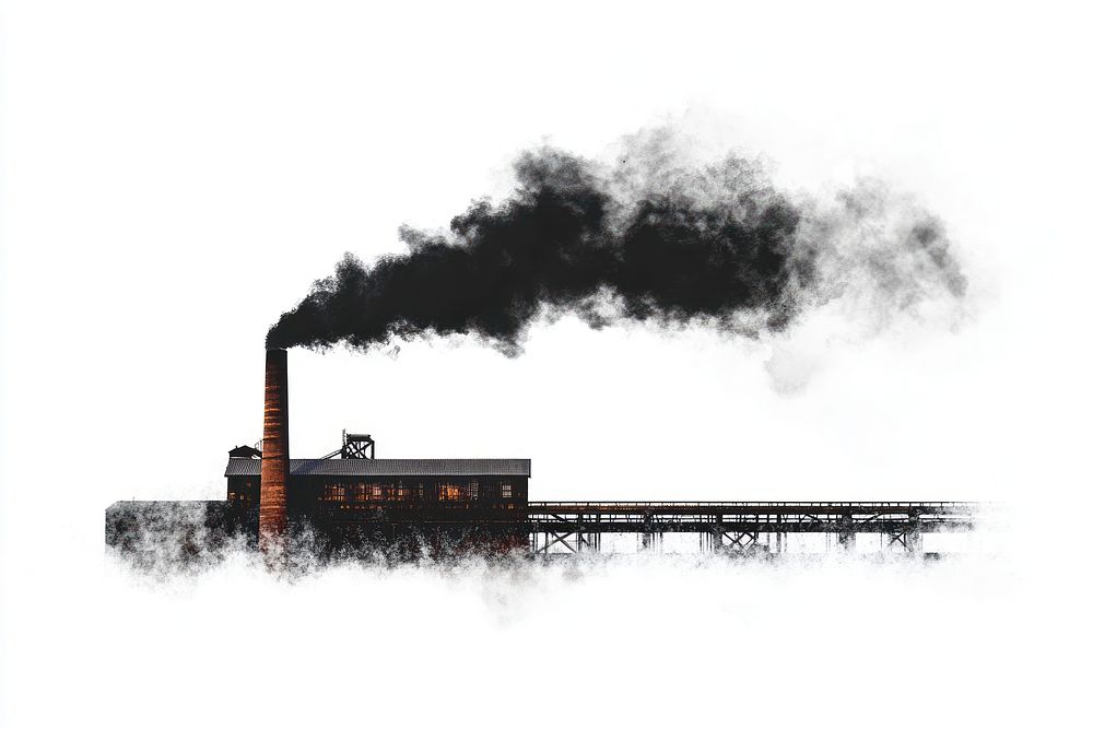 Industrial factory emitting black smoke | Free Photo - rawpixel