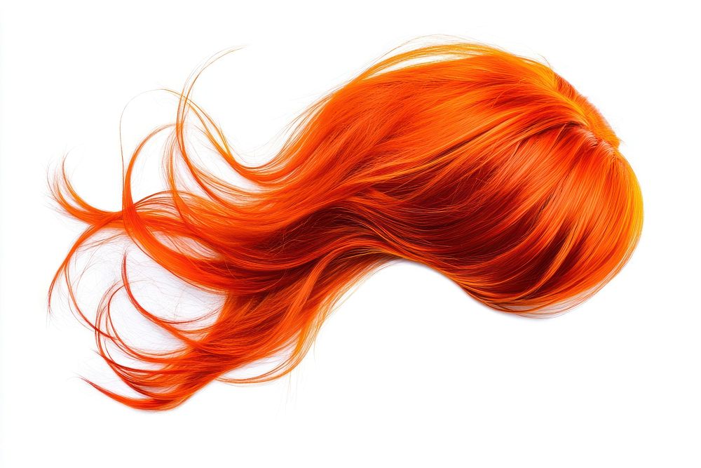 Vibrant orange hair wig | Free Photo - rawpixel