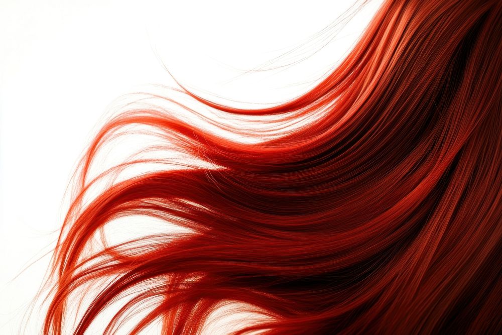 Vibrant flowing red hair strands | Free Photo - rawpixel