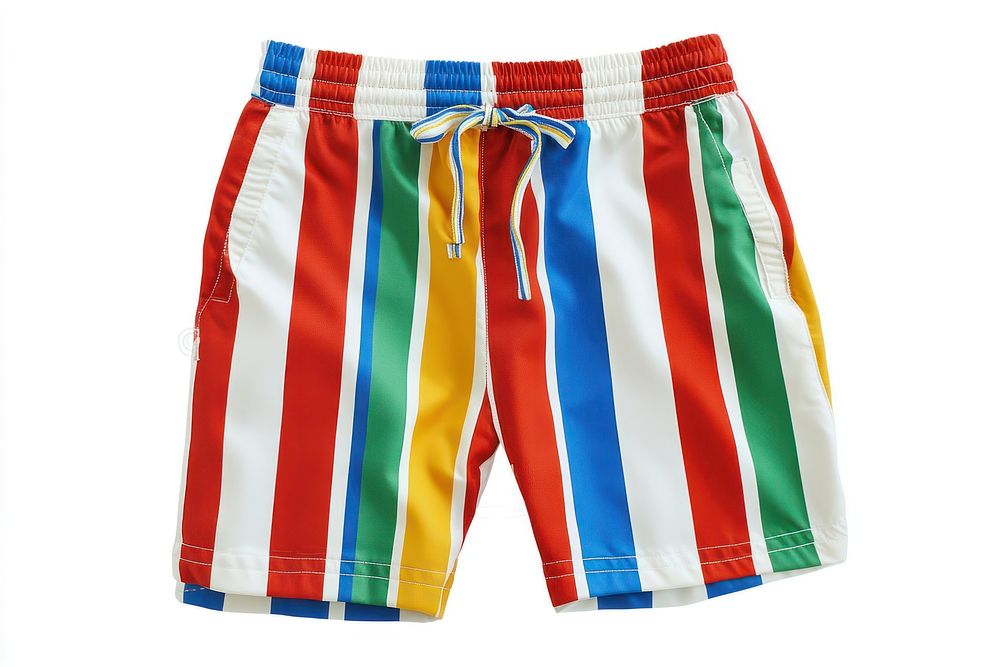 Colorful striped swim trunks | Free Photo - rawpixel