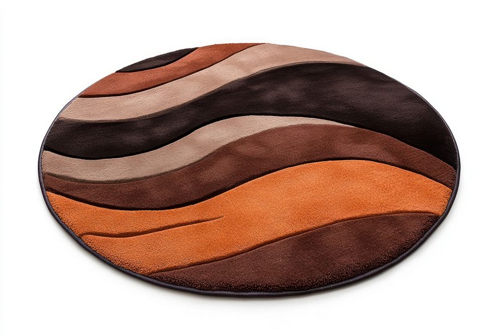 Modern round rug with waves | Free Photo - rawpixel