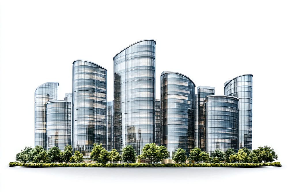 Realistic modern cityscape architecture buildings | Free Photo - rawpixel