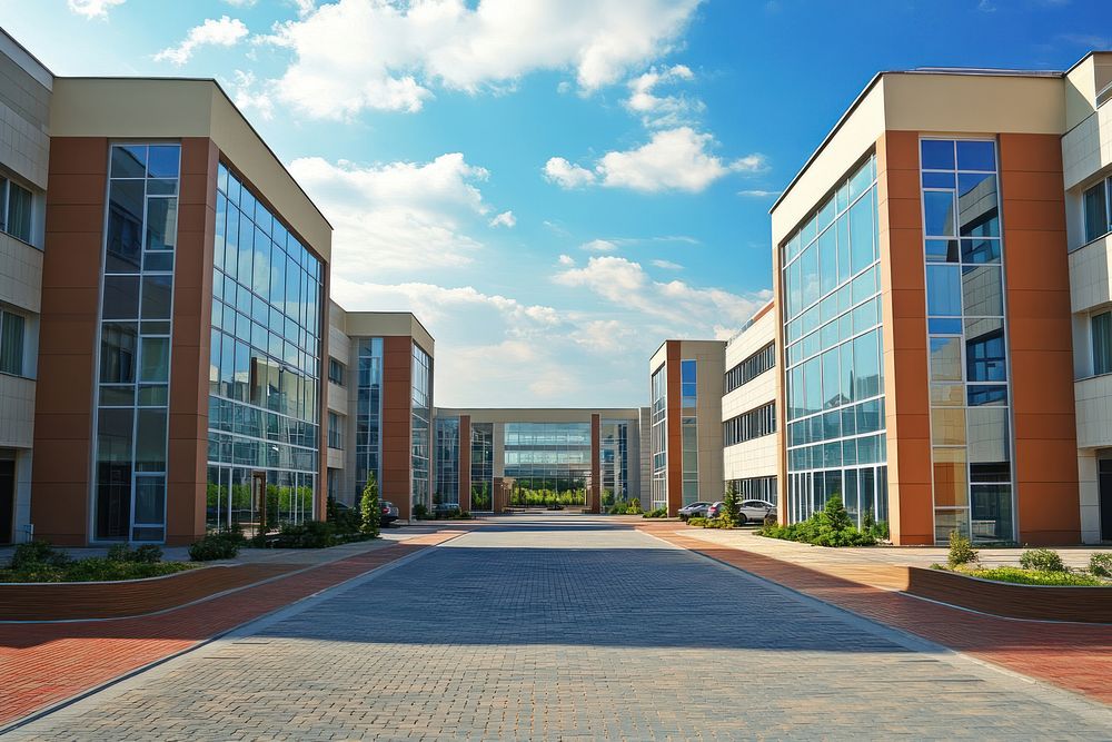 Low rise office complex building | Free Photo - rawpixel