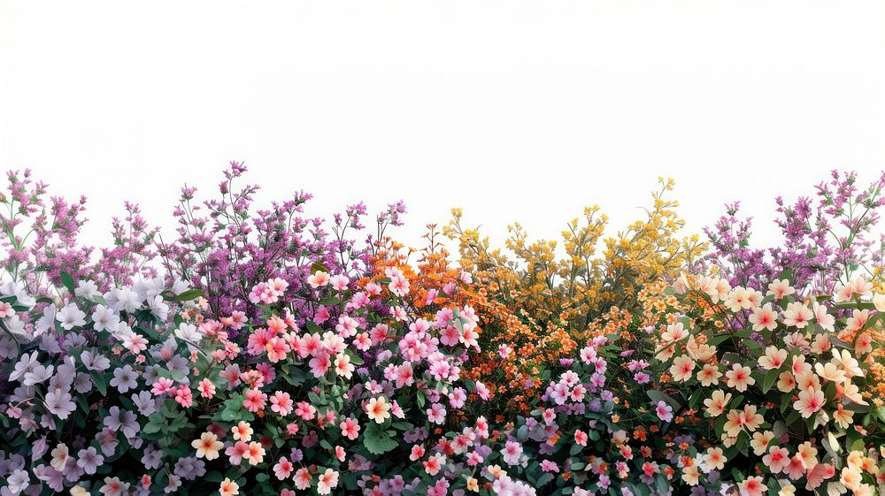 Colorful floral garden border | Free Photo - rawpixel