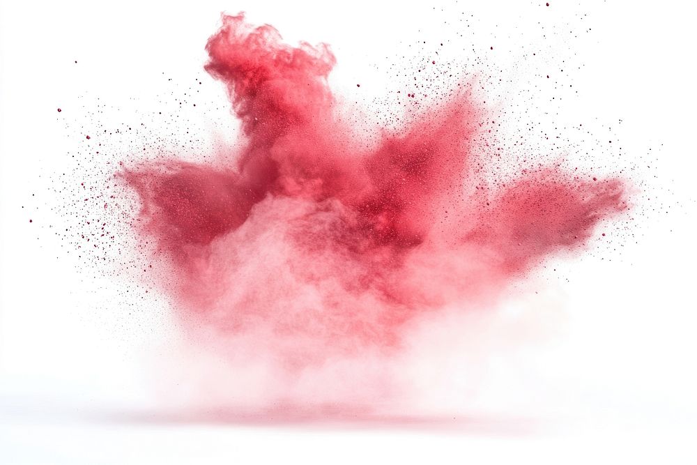 Red powder explosion isolated background | Free Photo - rawpixel