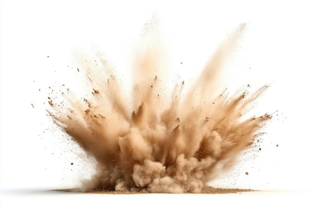 Explosive dust cloud burst impact | Free Photo - rawpixel