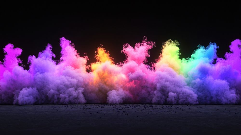 Vibrant colorful smoke explosion art | Free Photo - rawpixel