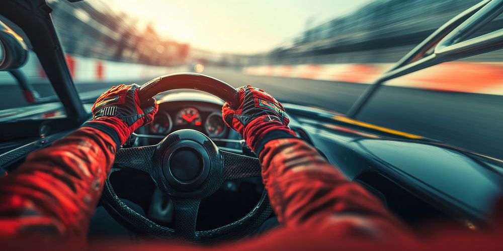 Racing car cockpit gloves driving | Free Photo - rawpixel