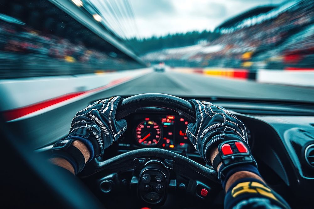 Racing car cockpit background driving | Free Photo - rawpixel