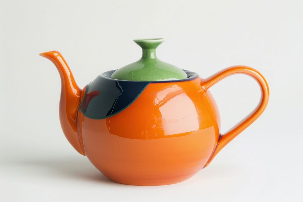 Colorful ceramic teapot with handle | Free Photo - rawpixel