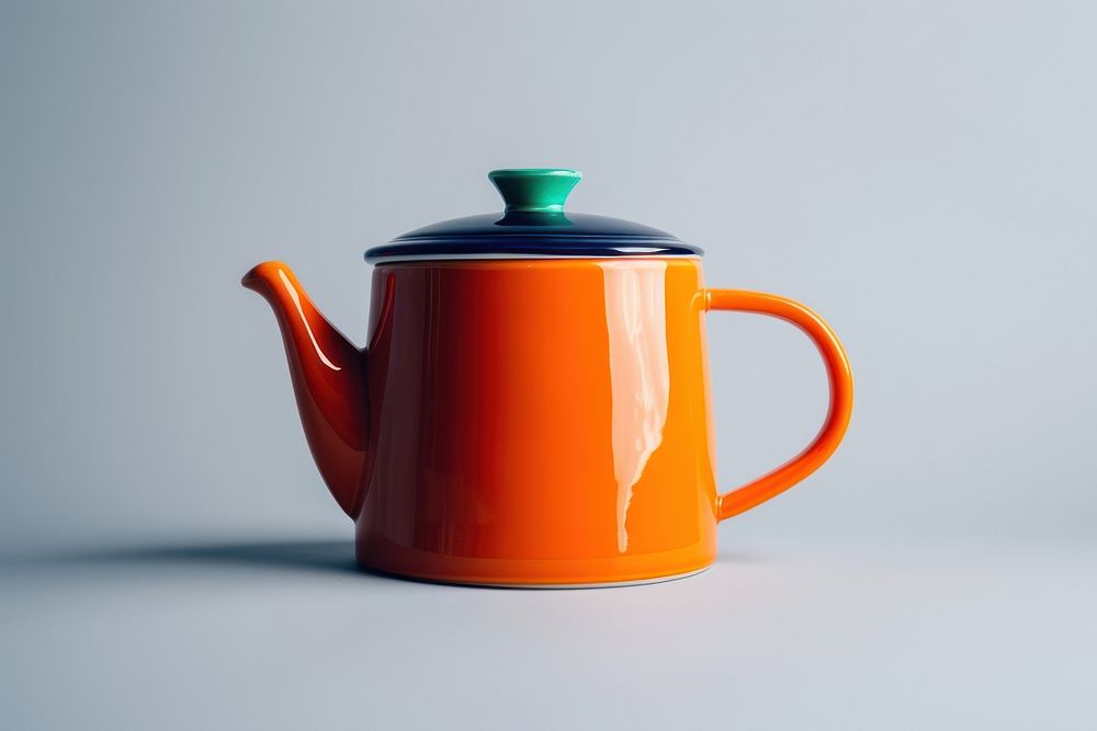 Colorful ceramic teapot on display. | Free Photo - rawpixel