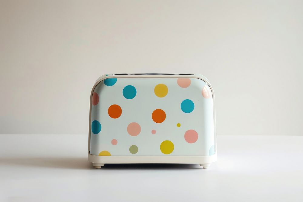 Colorful polka dot toaster | Free Photo - rawpixel