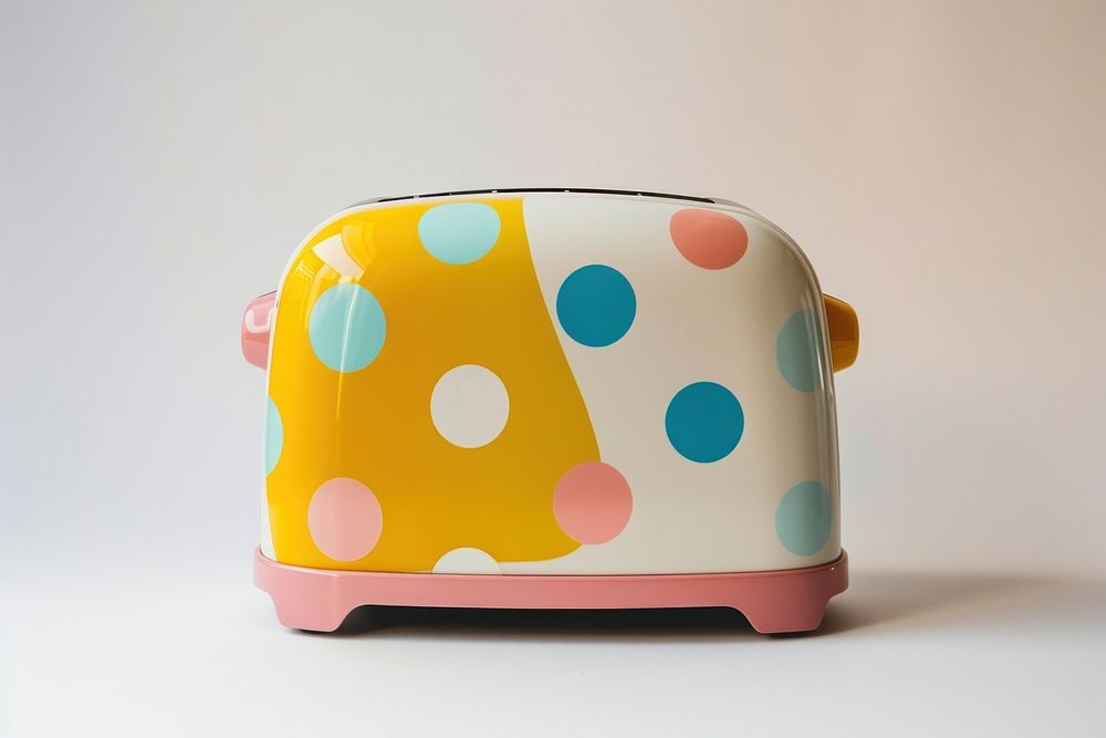 Colorful polka dot kitchen toaster | Free Photo - rawpixel