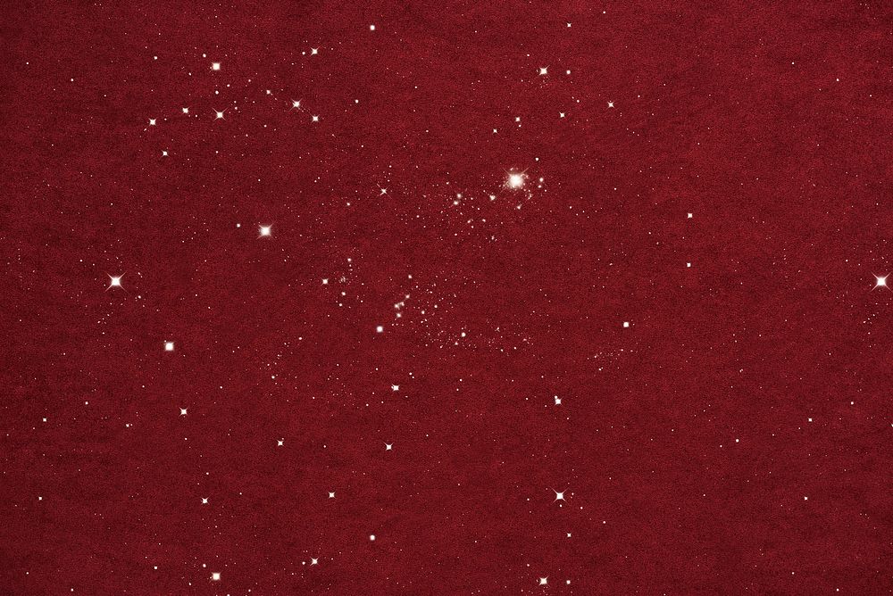 Red starry night sky background | Free Photo Illustration - rawpixel