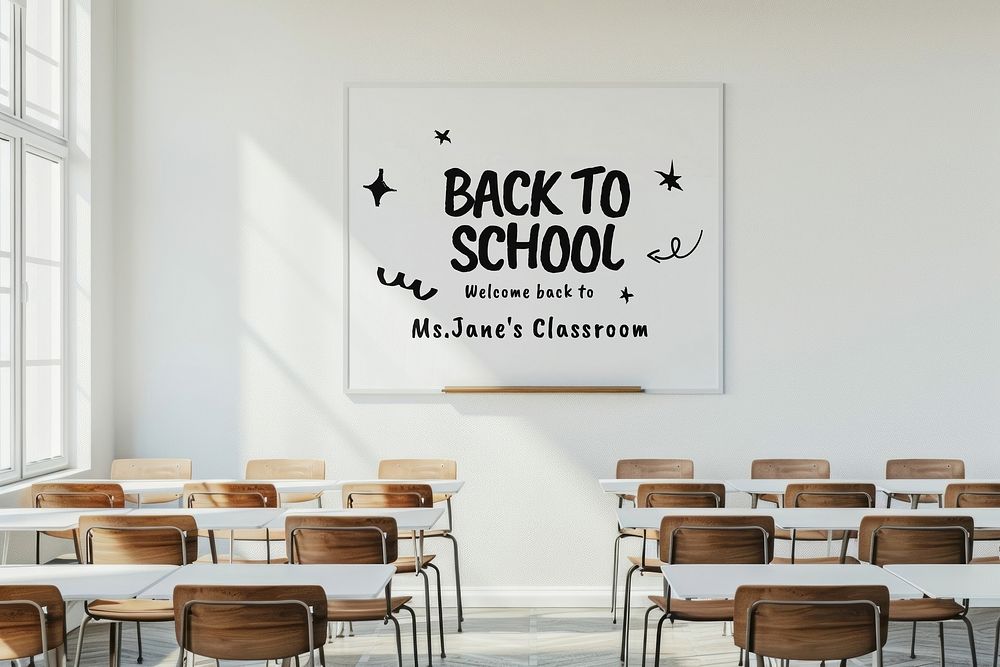 Classroom whiteboard mockup psd | Premium PSD Mockup - rawpixel