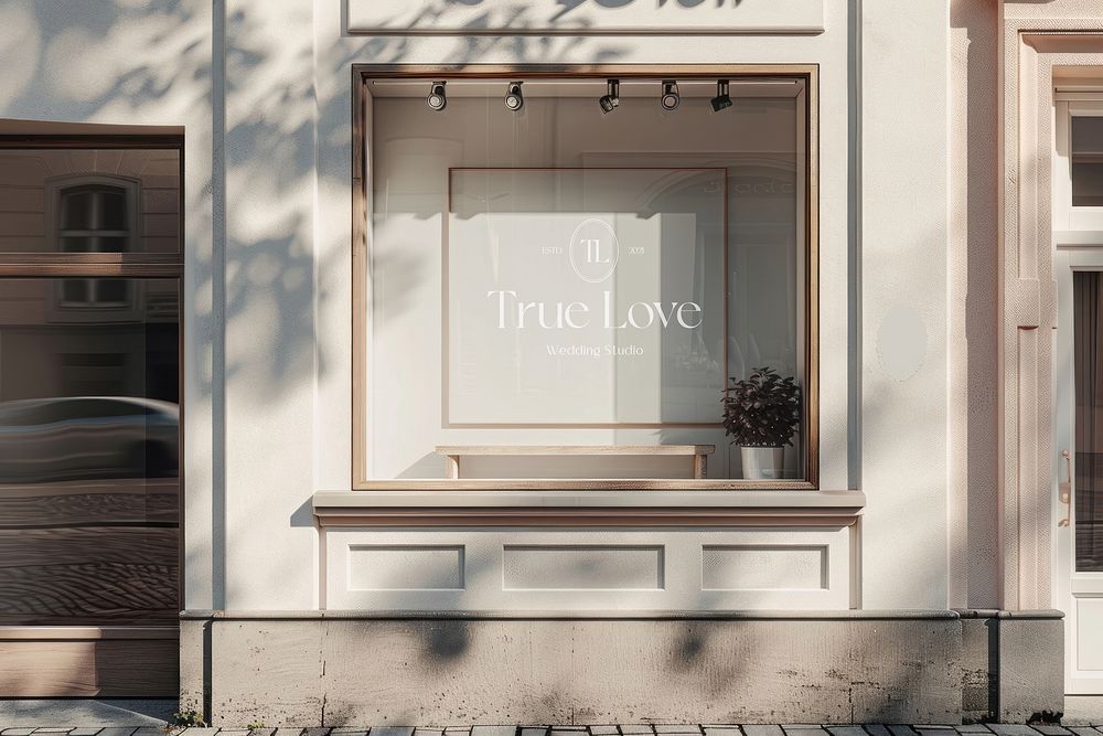 Elegant wedding studio storefront | Free Photo - rawpixel