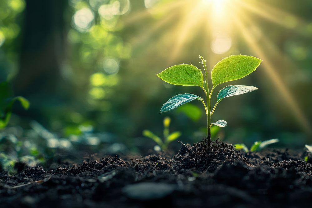 small green sprout grows forest | Free Photo - rawpixel