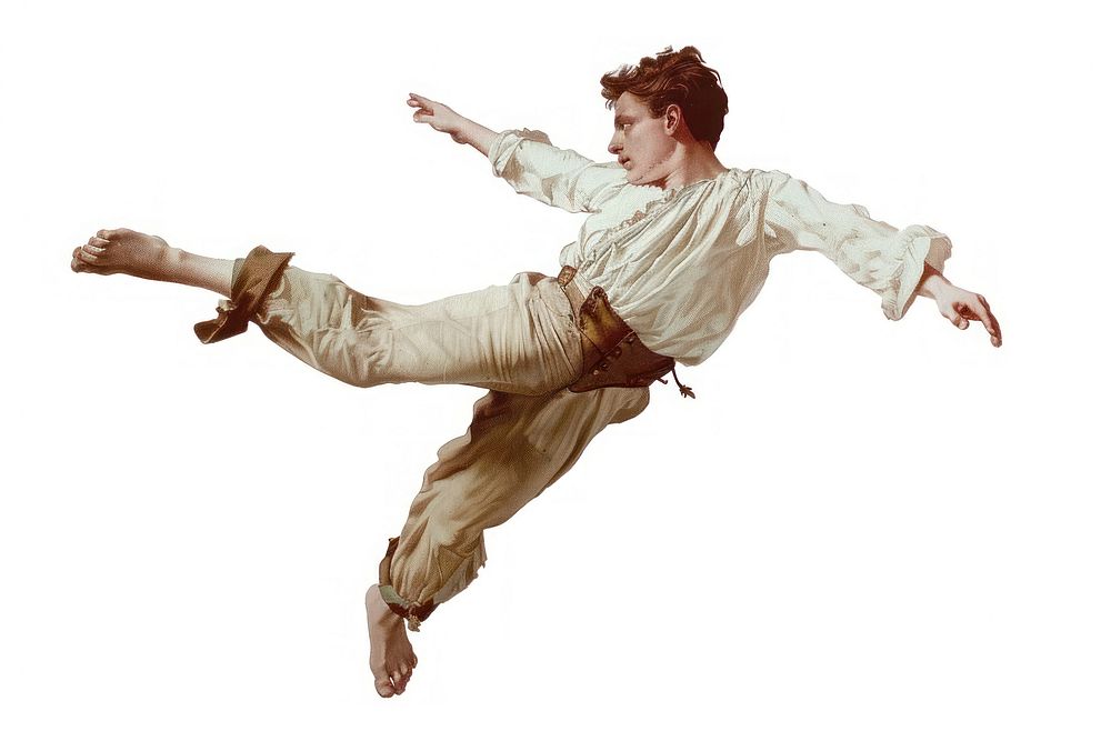Dynamic airborne martial arts kick | Free Photo Illustration - rawpixel
